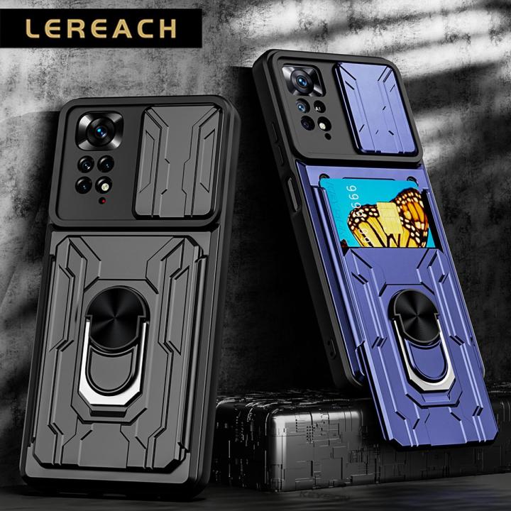 Lereach Case for Xiaomi Redmi Note 11 / Note 11S Camera Armor ...