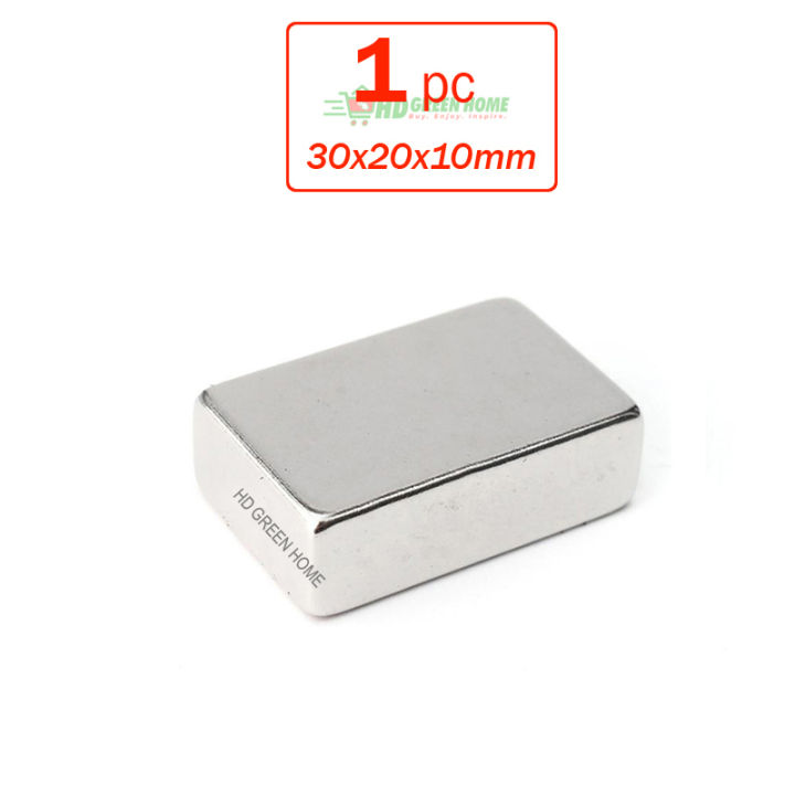 Rectangular (30x20x10mm) Neodymium Magnet Powerful Block Bar N35 NdFeB ...