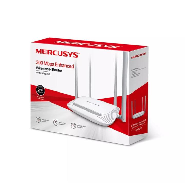 Mercusys MW325R 300Mbps 4 Antenna Enhanced Wireless Router | Daraz.com.bd