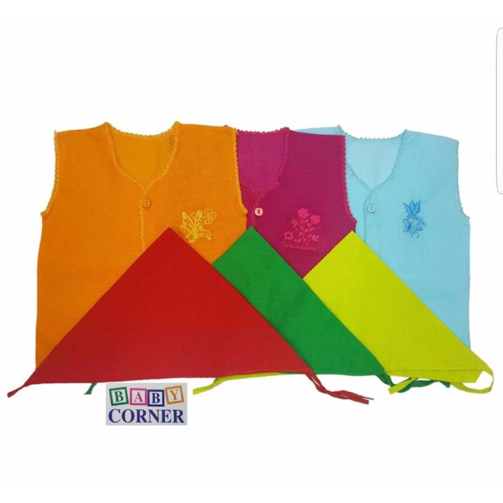 NewBron Baby Nima 3 pcs and Nappy 3 pcs Multicolor (0-5 months) | Daraz ...