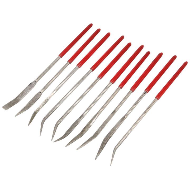 Curved Mini Diamond File Set Needle File Set Coated Metal File Set ...