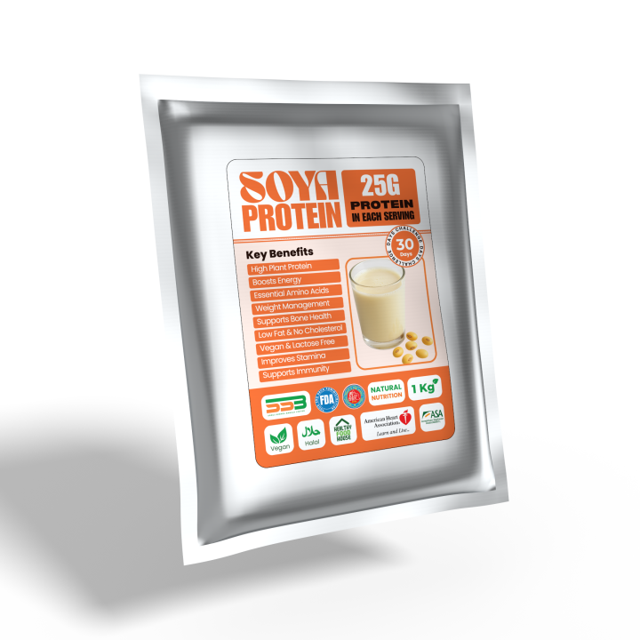 Soya Protein Powder 1Kg – Plant-Based Vegan Protein Muscle Growth ...