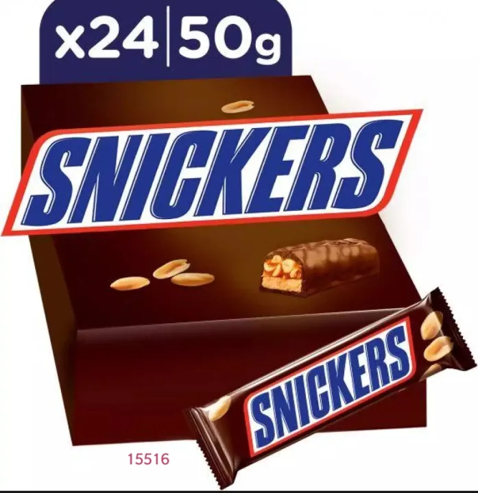 Snickers Choclate 50Gm 24pcs (50gm x 24pcs) | Daraz.com.bd