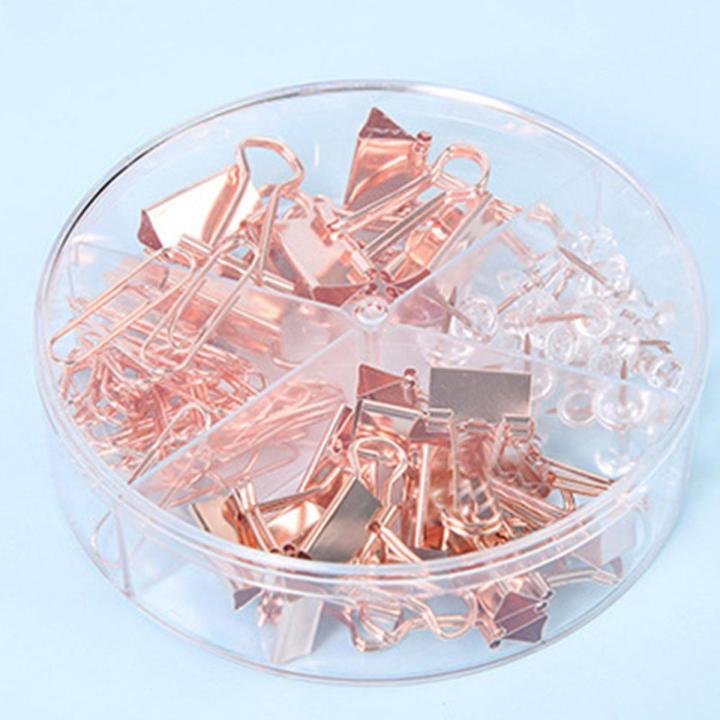 Deli Premium Clip and Pin Set Rose Gold 78553 | Daraz.com.bd
