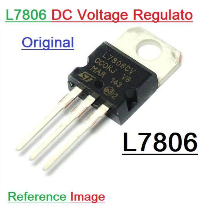 2Pcs- A CLASS LM7806 Voltage Regulator IC L7806CV LM7806 IC 6V 1.5A 3 Pin TO-220 Fixed 6V 7806 ...