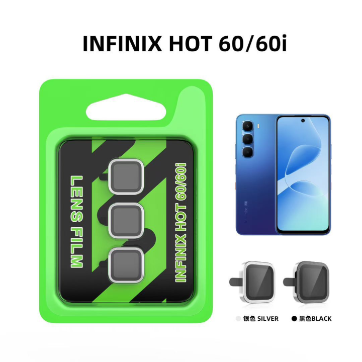 Infinix Hot 60/60i/60 Pro/60 Pro Plus Metal Ring Aluminum Alloy Camera ...