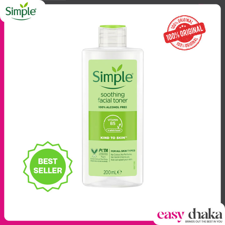 Simple Kind to Skin Soothing Facial Toner (200ml) | Daraz.com.bd