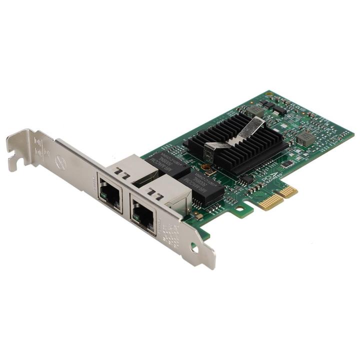 PCI-E gabit Ethernet Dual Port Built-in High Speed for Intel 82575EB Network Card for Desktop ...