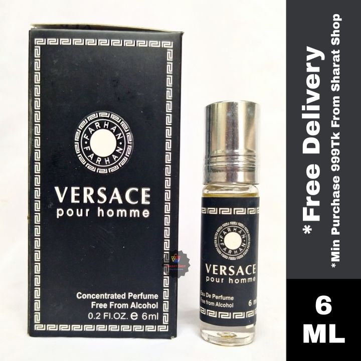 Versaace Pour Homme Concentrated Perfume Oil Attar Long Lasting Non ...
