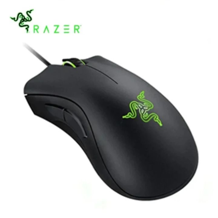 Razer DeathAdder Essential Wired Gaming Mouse Mice 6400DPI Optical ...