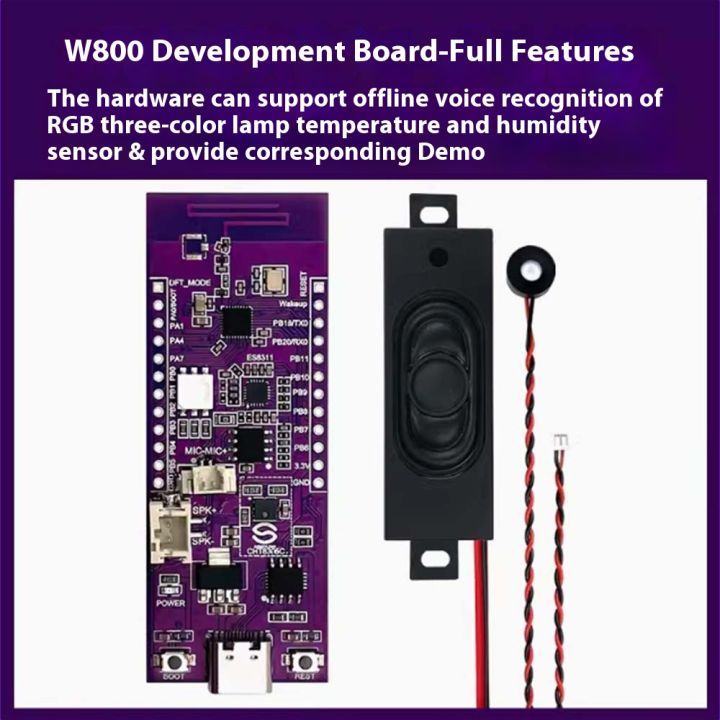 W800 chip 32-bit WiFi Bluetooth dual-mode SoC chip IoT wireless ...
