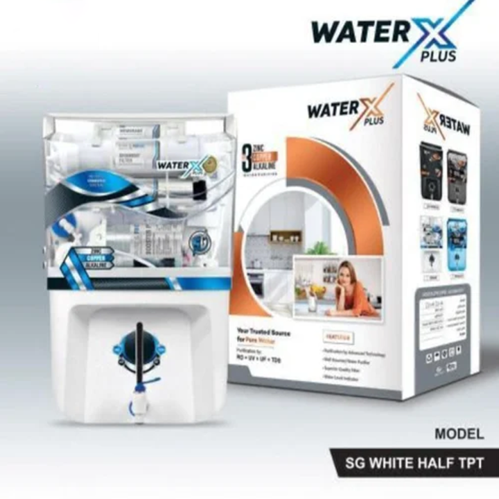 Water X Plus White Water Purifier,RO+UV+UF+Zinc+Copper+Alkaline,7-Stage ...