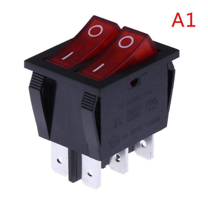 New Double Button Switch Rocker Switch for Warmer Oil Heater with Light ...
