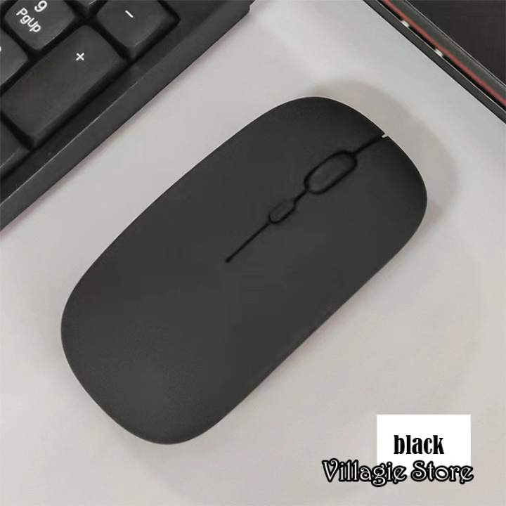Bluetooth wireless Mini Ultra-Thin Mouse for Laptop PC Keyboard Battery ...