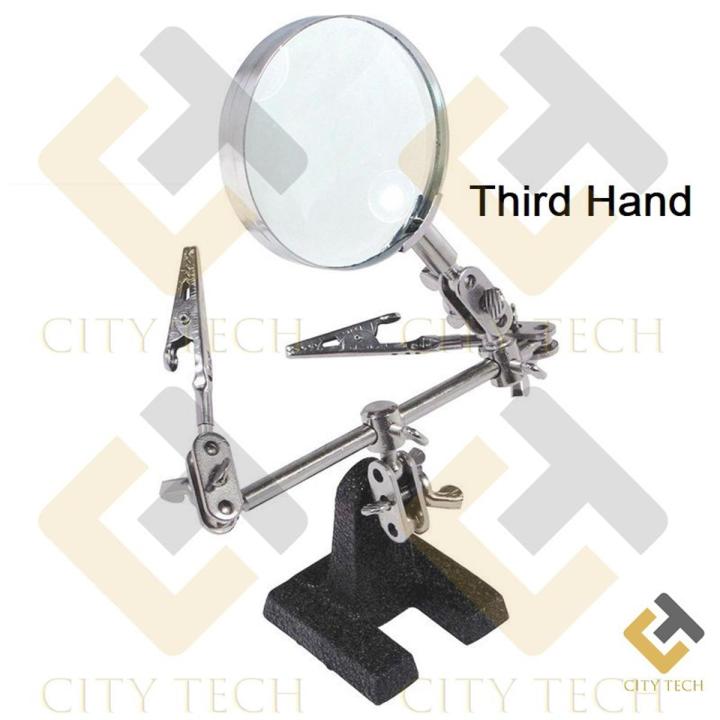 Third Hand Clamp Helping Hands Clip Tool PCB Holder Without Soldering ...
