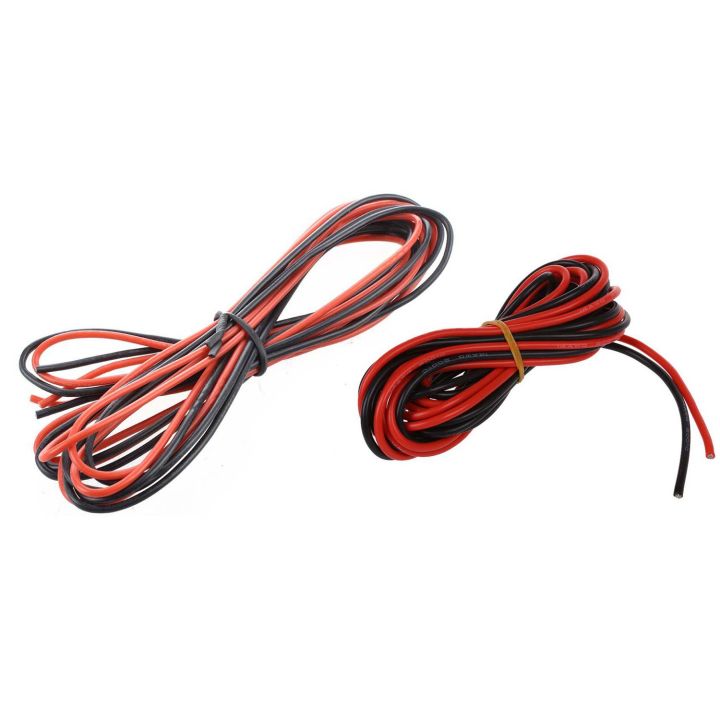 4x 3Meter 16 Gauge/14 Gauge AWG Silicone Rubber Wire Cable Red Black Flexible | Daraz.com.bd