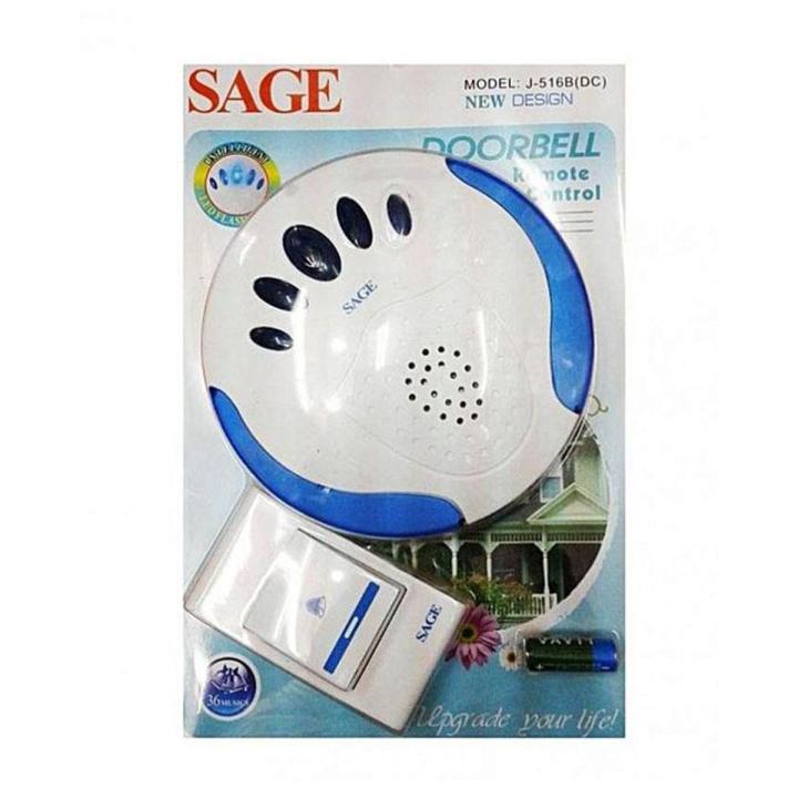 Door Calling Bell -SAGE Wireless Door Calling Bell | Daraz.com.bd
