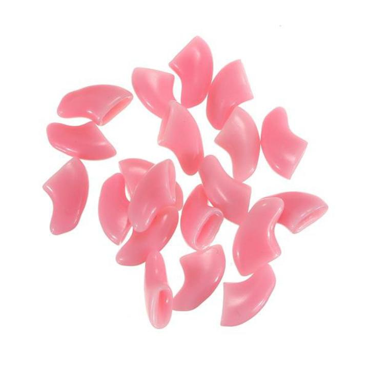20 Pcs Cat Claw Protector Caps + Free Glue Silicone Pet Scratch Control ...