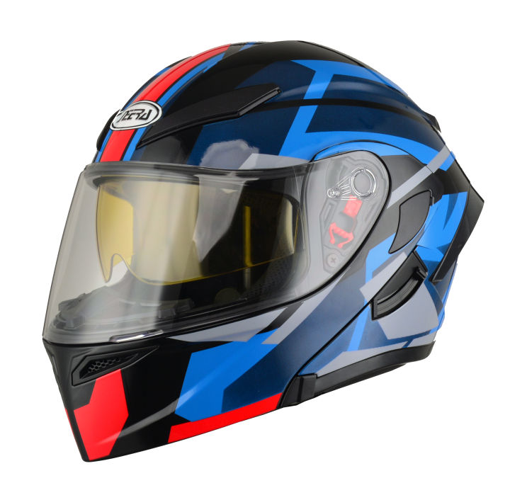 Neera NMC-816 CRYSTAL Modular Helmet- Red Blue | Daraz.com.bd