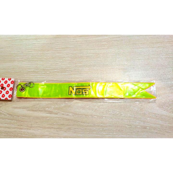 NOS- Reflective Reflector Radium Warning Tag Ribbon Two different Color ...