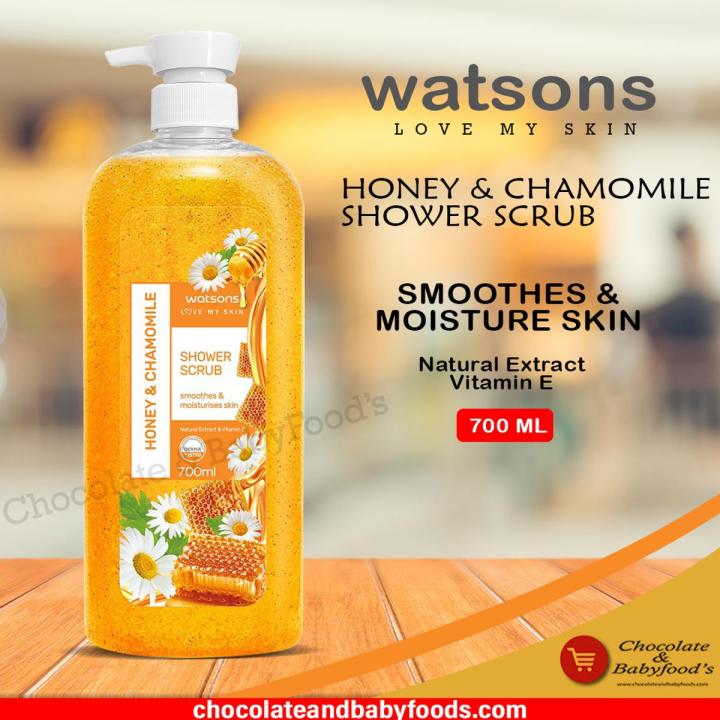 International Thailand product Body wash Shower scrub Watsons HONEY AND ...
