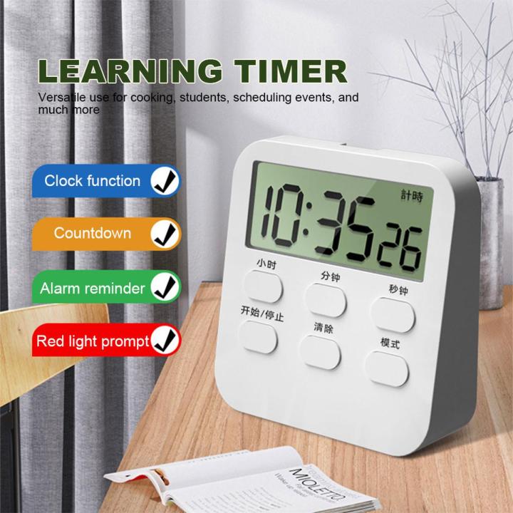 Mini LCD Digital Clock Bedroom Simple Small Electronic Watch Portable ...