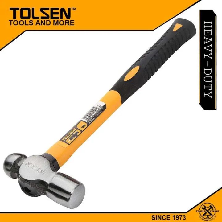 TOLSEN Ball Pein Hammer (32OZ/ 900g) Fiberglass Handle 25025 | Daraz.com.bd