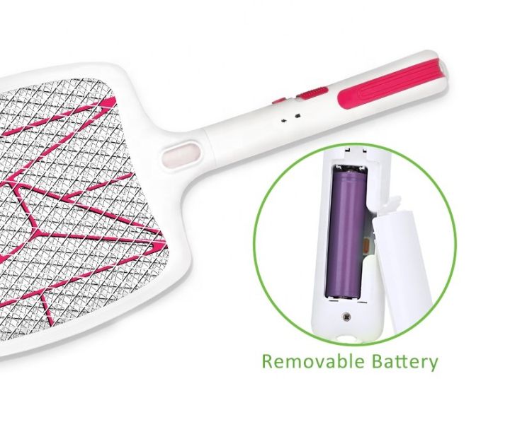 Mosquito Killer Electric Bat with Torch + Heavy Batter 3.7V Easy Change ...
