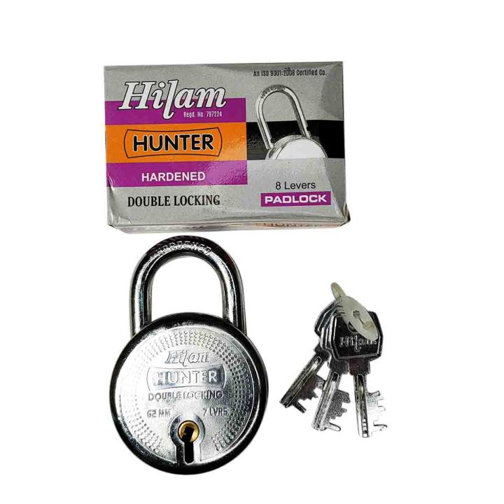 Indian lock Hilam Hunter Padlock 62 mm | Daraz.com.bd