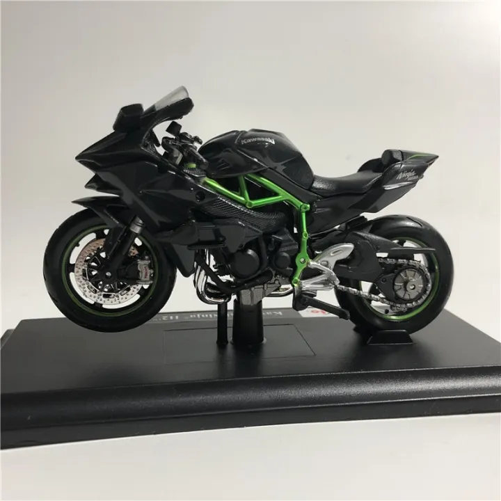 【7Rings Store】（NEW）KAWASAKI NINJA H2R Motorcycle 1:18 Diecast Alloy ...