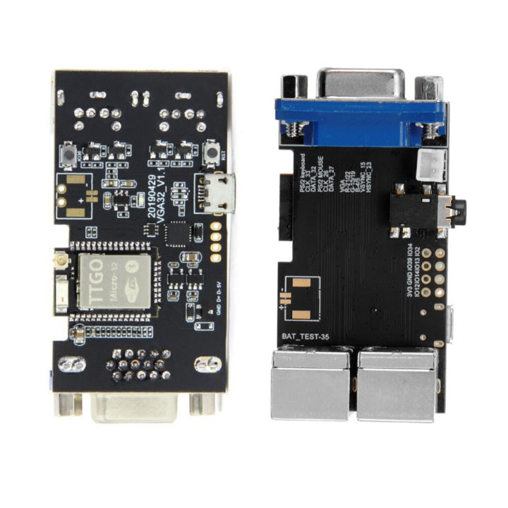 Lilygo TTGO VGA32 v1.4 controller for PS/2 mouse and keyboard, graphics ...