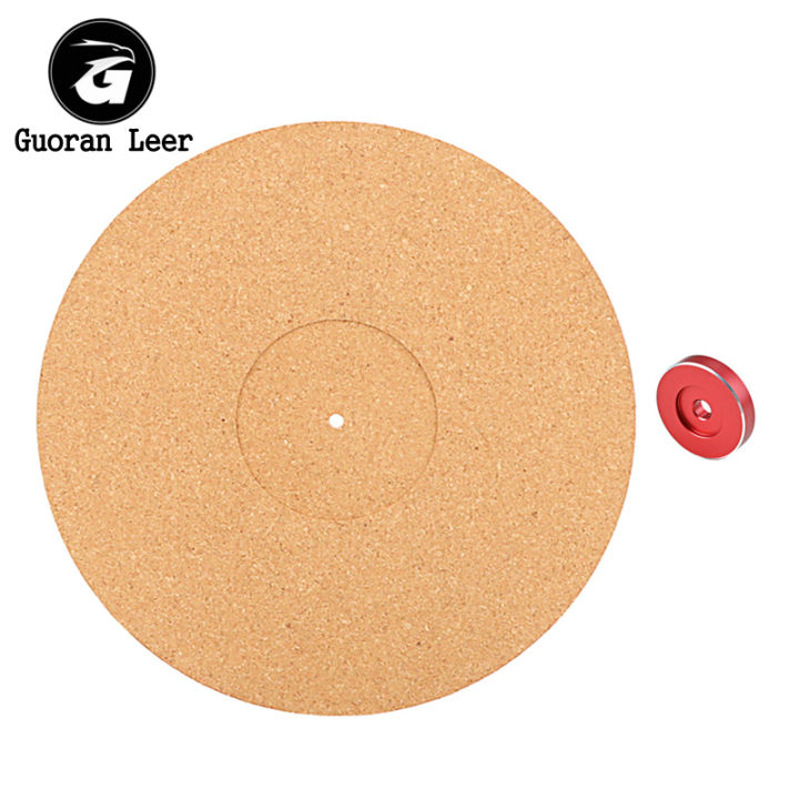 Gramophone Turntable Mat 45 Rpm Adapter Kit Anti-static Cork Pad ...