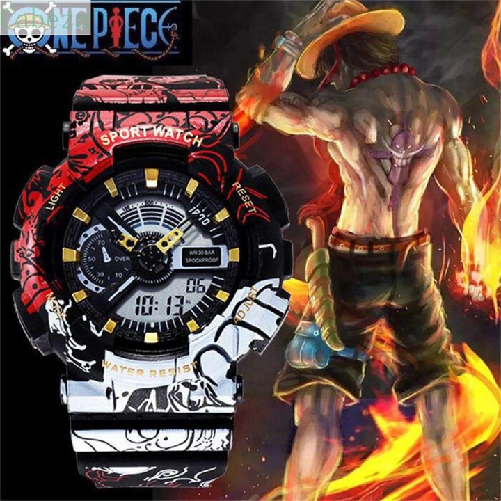 CABEZA Special Digital Clocks Waterproof Luffy Wristwatches Anime ...