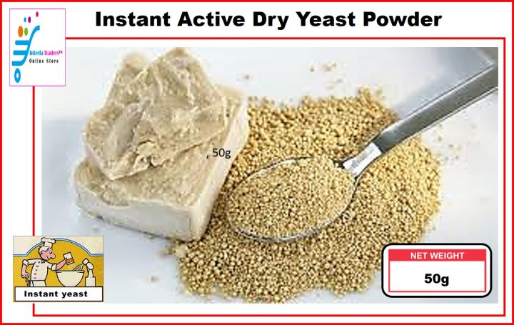 Instant Active Organic Dry Yeast Powder, 50g | Daraz.com.bd