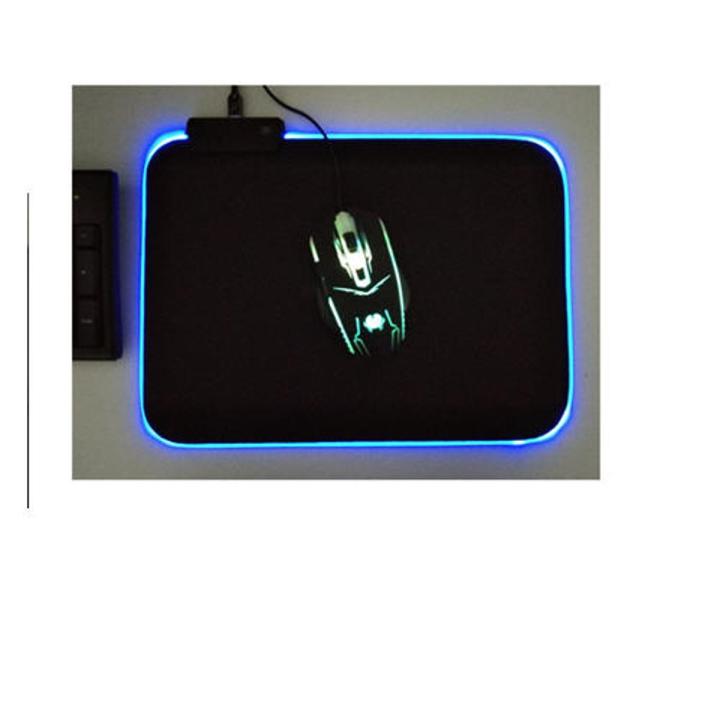 Rasure Soft RGB Light Rubber Gaming Mouse Pad. | Daraz.com.bd