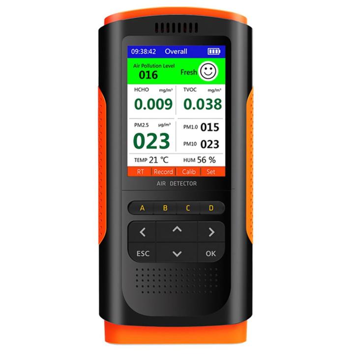 Nax Formaldehyde Detector Air Quality Monitor Pm 2.5 Portable Display ...