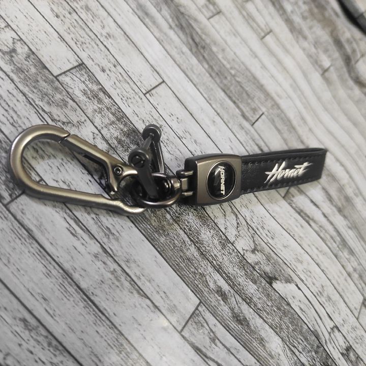 Hornet Logo Lather Key Ring for Biker- Car- Nice key Ring - key Chain ...