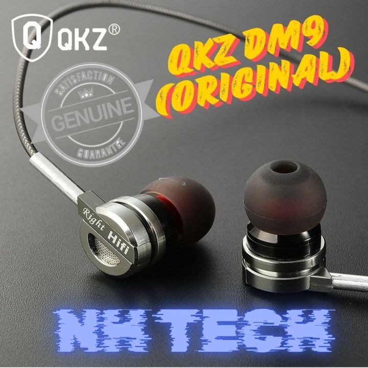 QKZ DM 9 (Original) Zinc Alloy Hifi Gaming In Ear Earphones | Daraz.com.bd