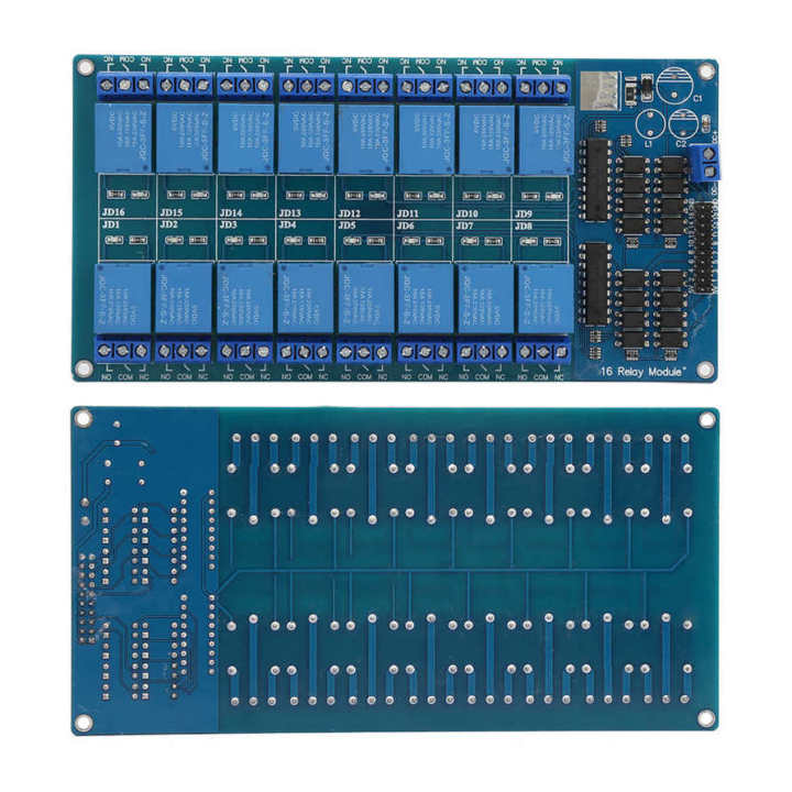 16-channel 5V Practical Relay Module Control Board with Optocoupler ...