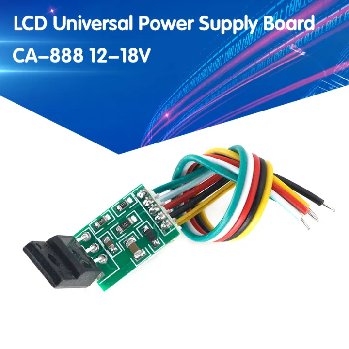 CA-888 12-18V LCD Universal Power Supply Board Module Switch Tube 300V ...