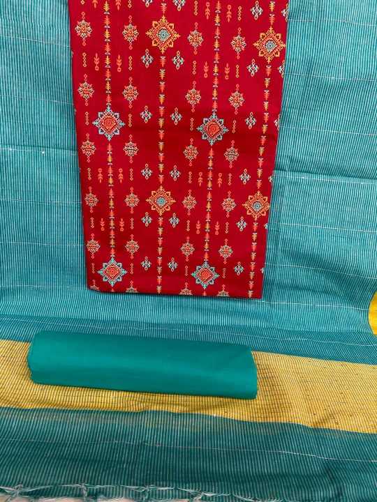 JS SUPER New Special Slab Cotton Tat Skin Print Un Redy Shalwar Kameez ...