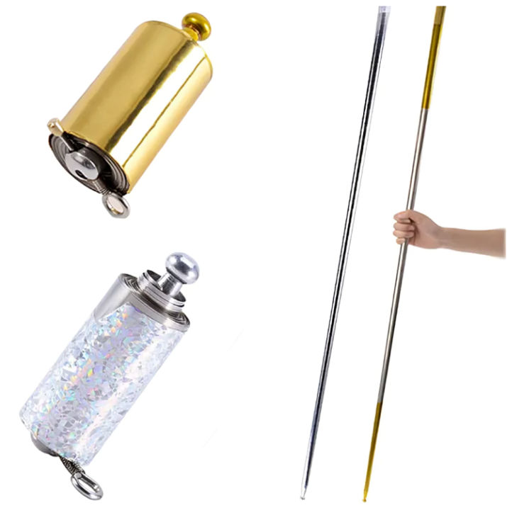 Adjustable Pocket Staff Telescopic Stick For Professional Magician ...
