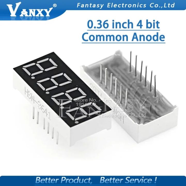 【3C VictoryEagle】Digital tube segment Anode Red 4 Bit digital Tube 0.36 ...