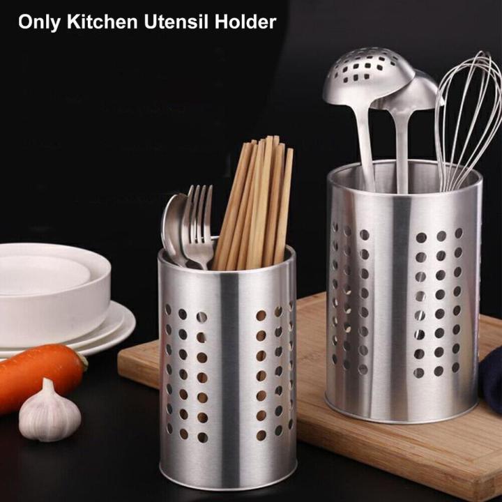 Stainless Steel Spoon Stand/Cutlery Holder for Kitchen and Dining ...