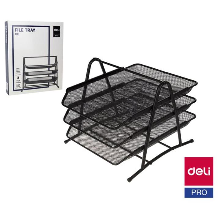 Deli Metal Document Tray. File Tray, File Basket, 3 Layer Mesh ...
