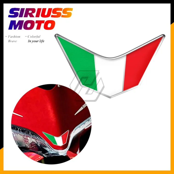 3D Resin Motorcycle Front Fairing Decals Sticker Case for Ducati 959 ...