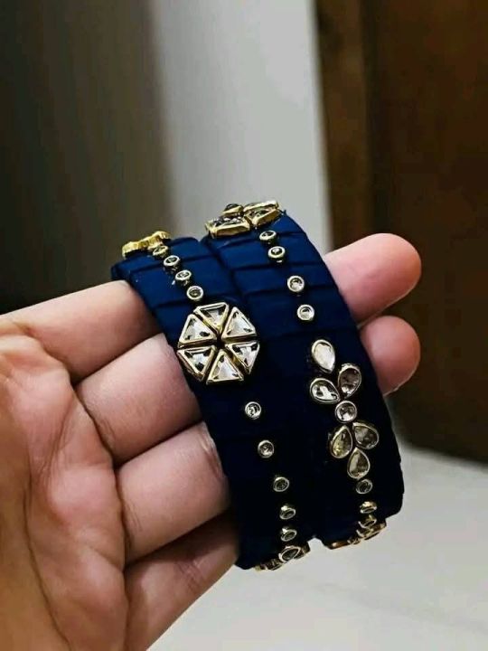 Handmade Full stone work Churi Bangles | Daraz.com.bd