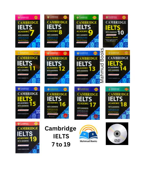 Cambridge IELTS Academic 7-19 Book Set With DVD | Daraz.com.bd