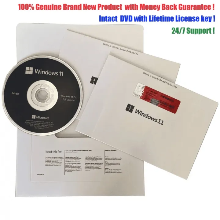 Windows 11 Pro Brand New Sealed DVD and license key | Daraz.com.bd
