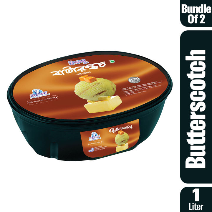 Butterscotch 1 Liter l Igloo Ice Cream (Bundle of 2) | Daraz.com.bd